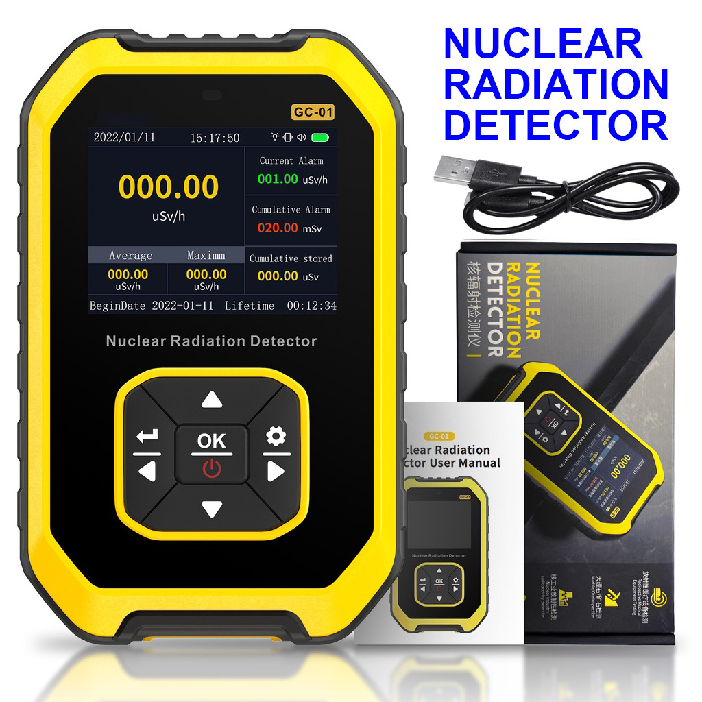 ☠ ☠ Nuclear Radiation Detector Tube Dosimeter Monitor Geiger Counter ...