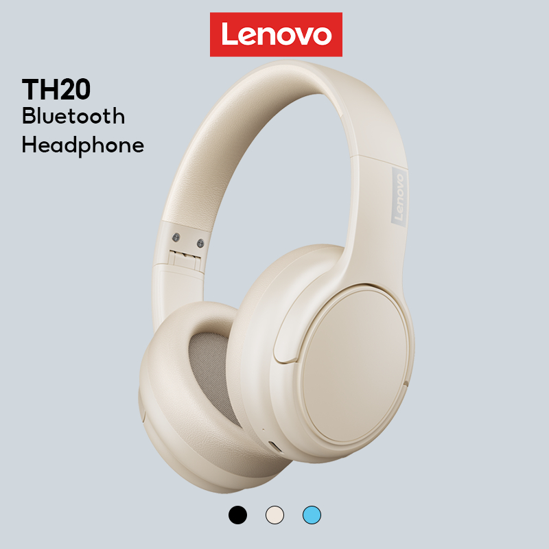 Lenovo New TH20 Bluetooth Headset HD Audio Quality Game Music Bluetooth ...