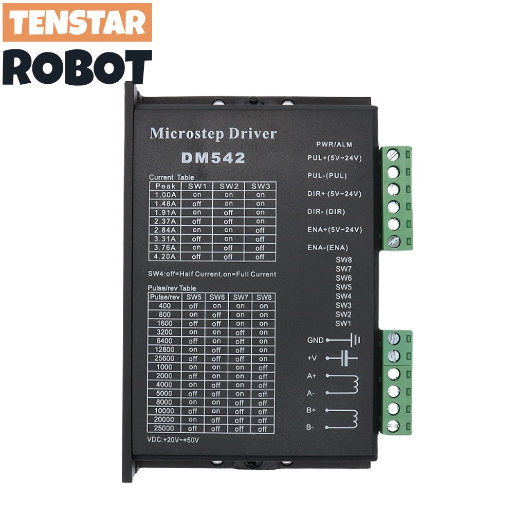 Microstep Motor Driver DM542 DM556 Suitble for 42 57 Stepper Motor ...