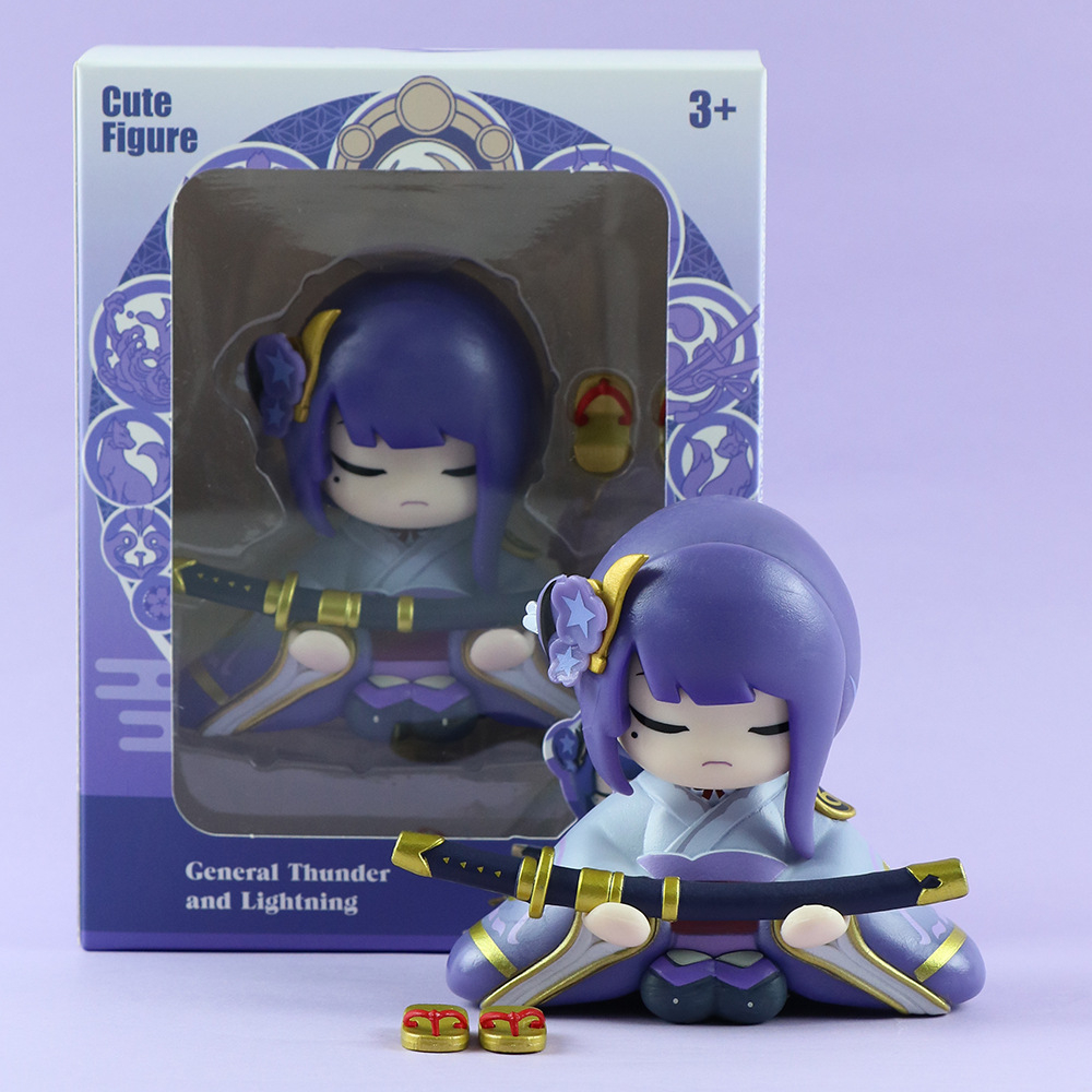 10cm Game miHoYo Genshin Impact Raiden Shogun Beelzebul Raiden Ei Five ...