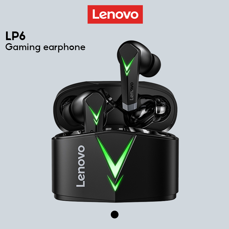Lenovo Lp6 Vct Gaming Earphone Wireless Headphones Dual Mode With ...