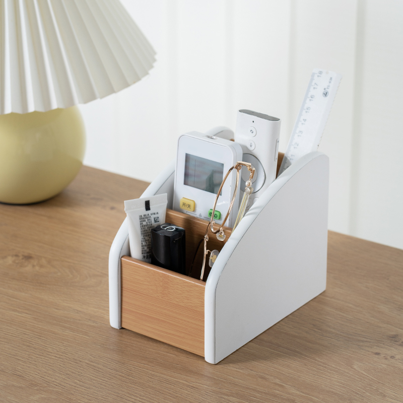 【Zhubai Home】Multi-functional desktop remote control storage box ...