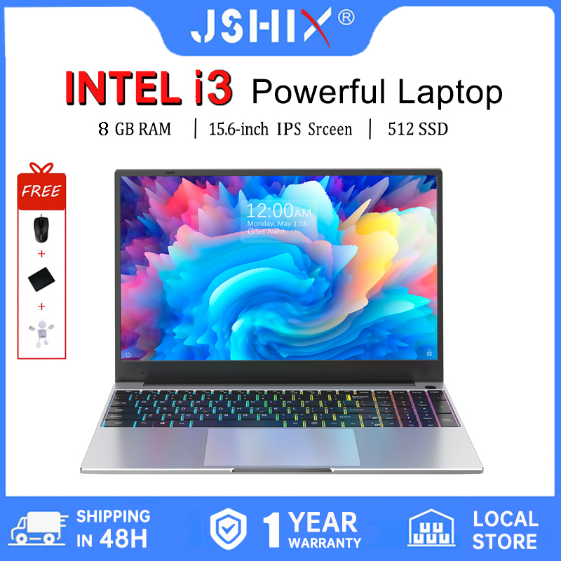 JSHIX Laptop intel Core i3 Gaming Laptop 15.6 Inch FHD Screen ...