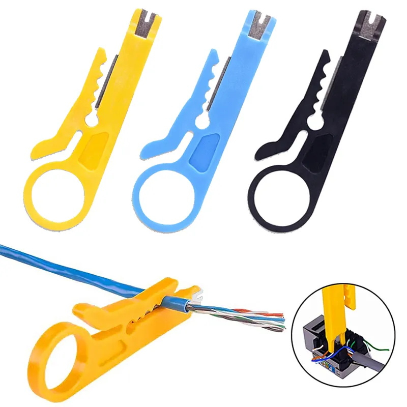 Portable Mini Wire Stripper Knife Crimper Pliers Crimping Tool Cable ...