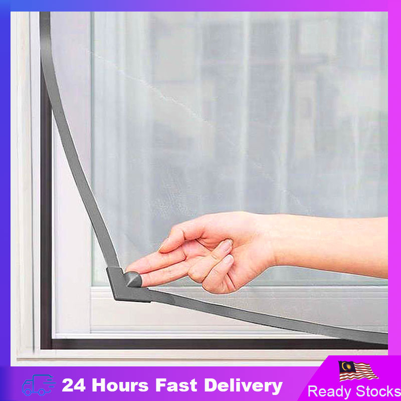 Mosquito Net Magnetic Mosquito Net Window DIY Insect Screen Window Net ...