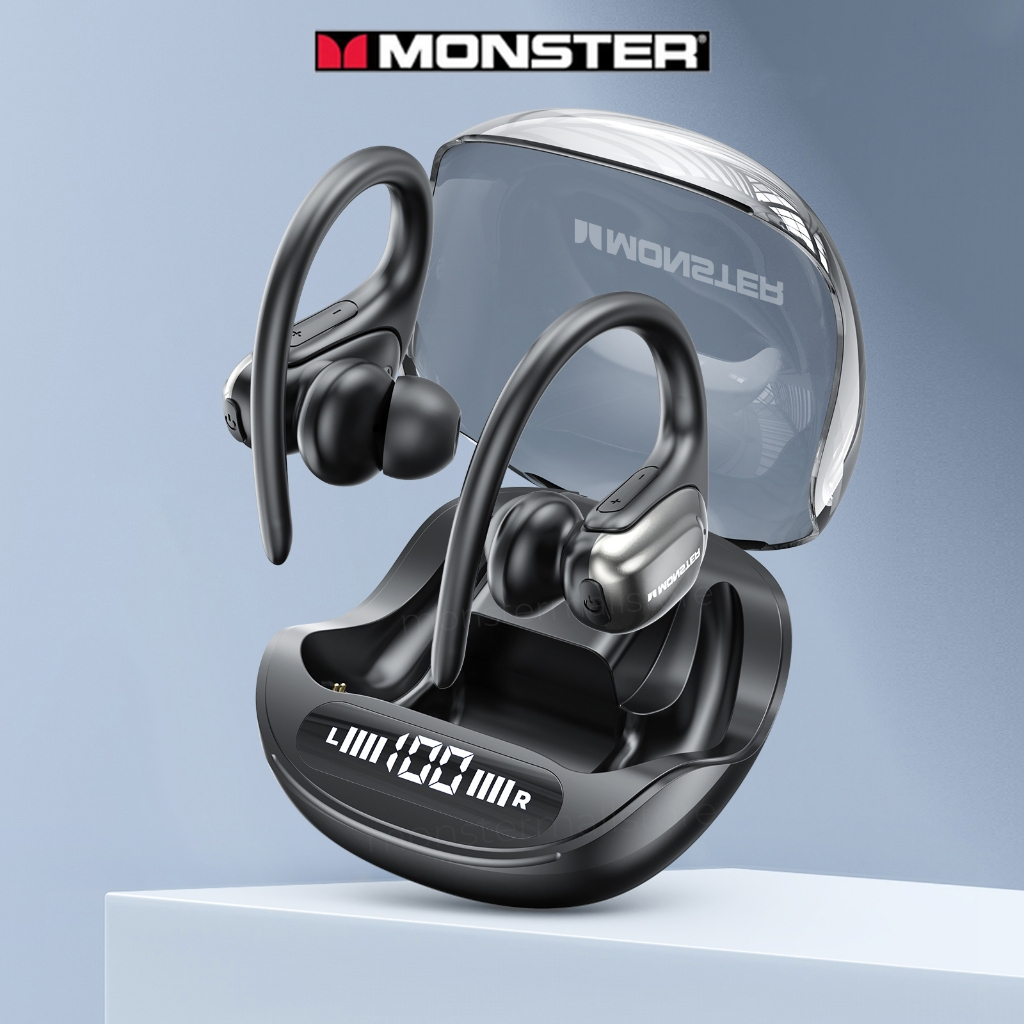 Monster iSport Lite Wireless Earphone Bluetooth 5.3 TWS Sports Earphone ...