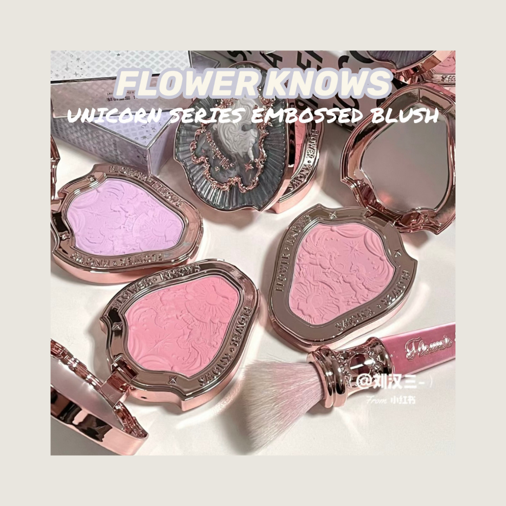 FLOWER KNOWS Unicorn Series Embossed Blush | Shopee Malaysia