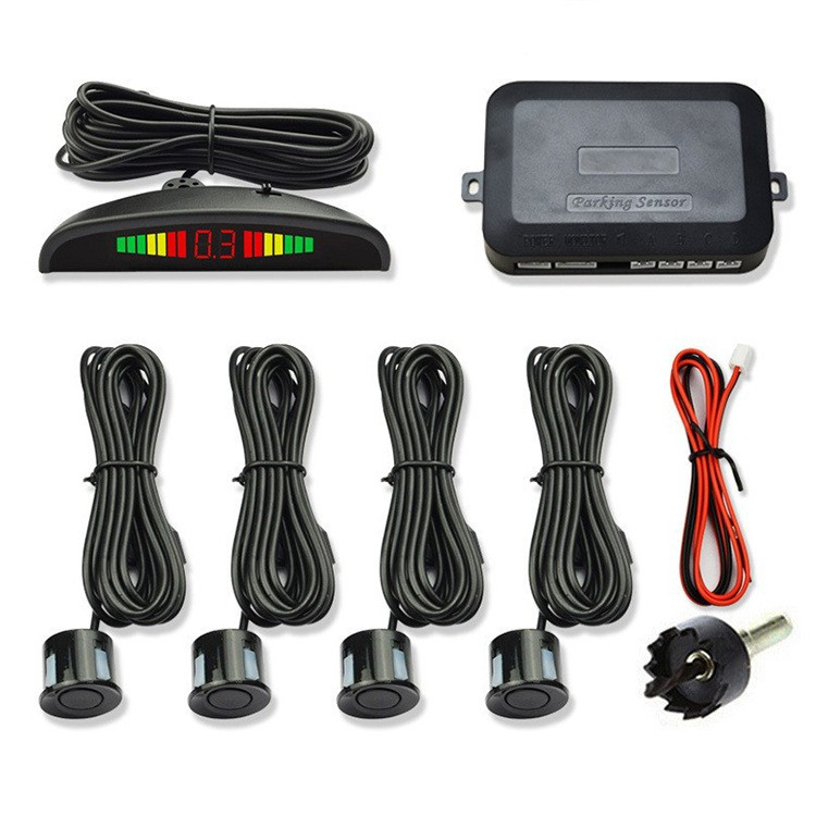 Car LED Reversing Radar Digital Display Parking Reminder Sensor Radar ...