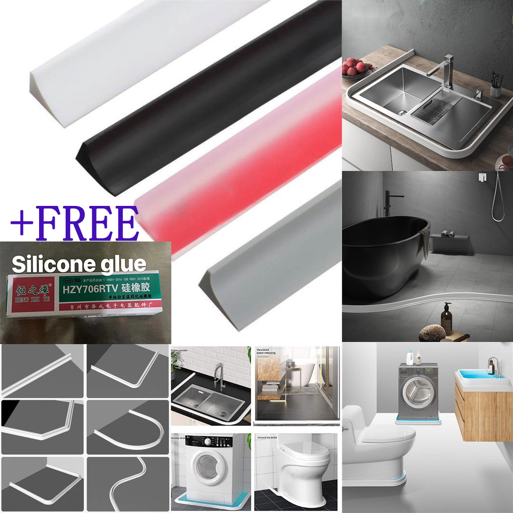 Kitchen Countertop Water Blocking Strip Water Barrier Dry Wet ...