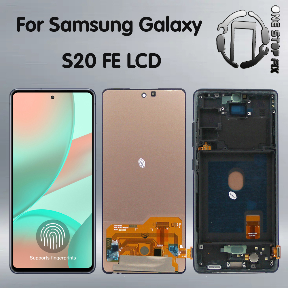 Original Super AMOLED LCD For Samsung S20 FE S20FE S20 Fan Edition LCD G781B G781U S20 Lite ...