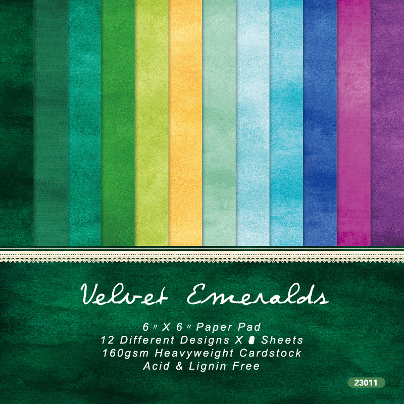 Paper Pack 6"x6" Colorful 12 sheet Art Background Paper Card Making DIY Scrapbook Paper Craft ...