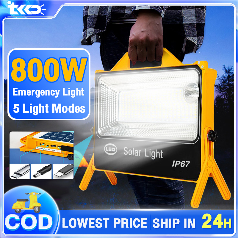 High bright Solar Emergency Light 800W LED Flood Light Outdoor ...