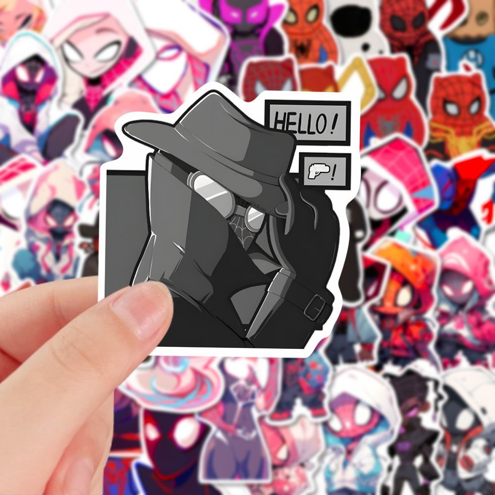 [50pcs]Spider-Man across the Spider-Verse stickers Miles/Gwen Creative ...