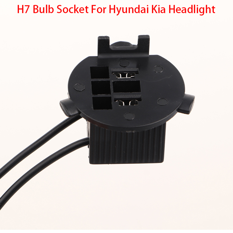 1Pcs Car Headlight Base H7 Bulb Socket For Hyundai Kia Sonata Coupe ...