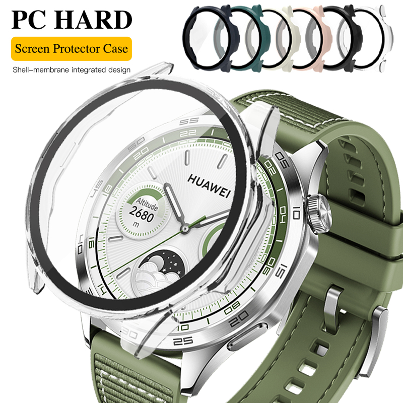 Huawei Watch GT 4 46MM Case PC Full Cover + Tempered Film Hard Case For ...