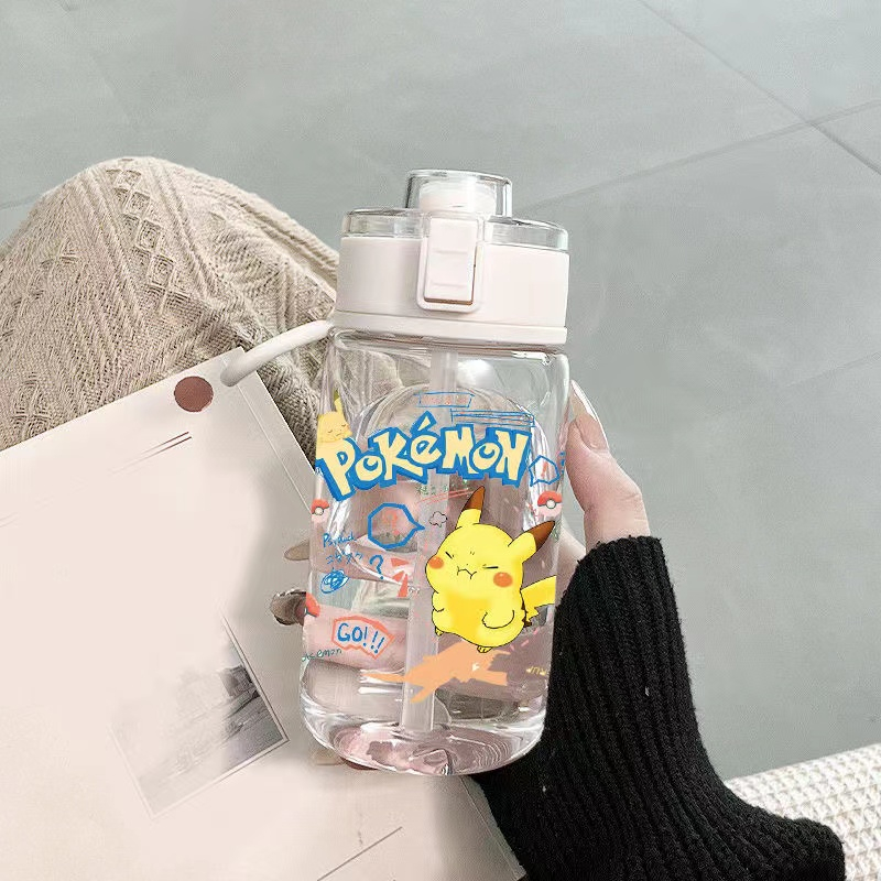 New pokemon water cup plastic insulation cup pikachu anime cartoon ...