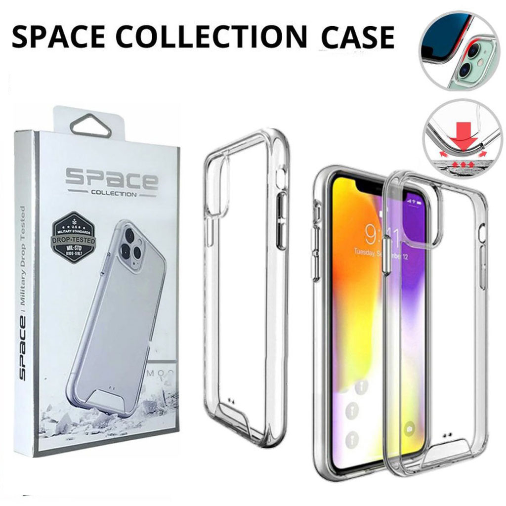 iPhone 15 SPACE Case Transparent Shockproof Casing iPhone X XR XS Max ...