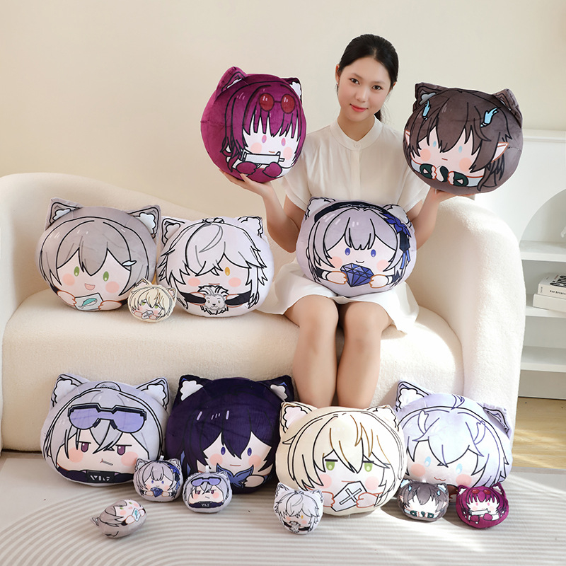 【Ready Stock】Honkai: Star Rail Merch Throw Pillow Kafka Jingyuan Silver ...