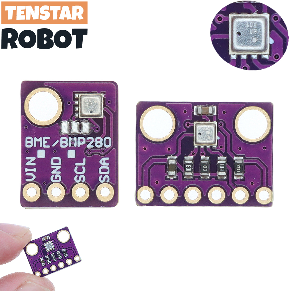 BME280 3.3V 5V Digital Sensor Temperature Humidity Barometric Pressure ...