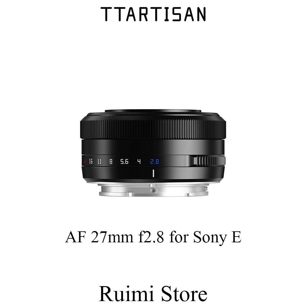 TTArtisan 27mm f2.8 Auto Focus APS-C Lens For Sony E Mount Mirrorless Cameras A7M3 A6000 A6600 ...
