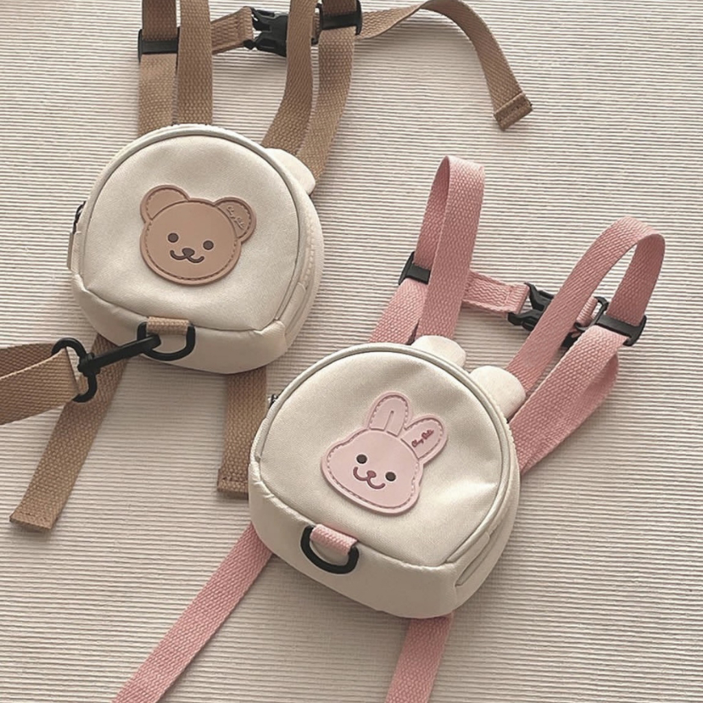 Ins Korean Backpack with Safety Strap for Children Boys and Girls ...