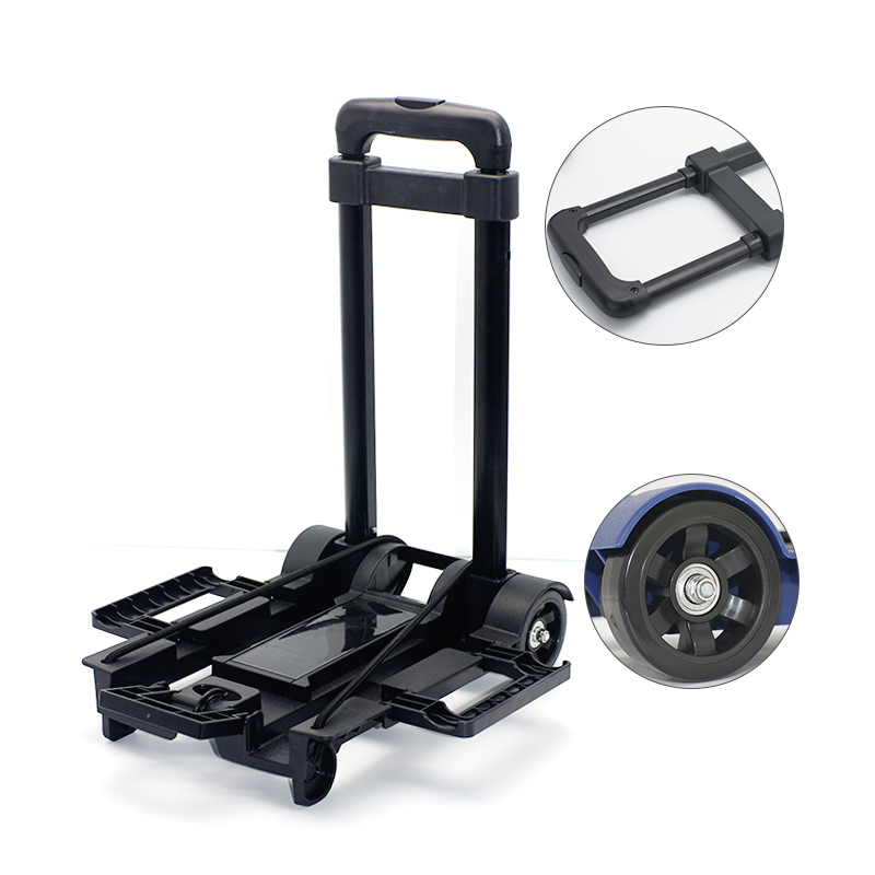 Foldable Small Trolley Fordable Trolley Shopping Cart Folding Hand ...