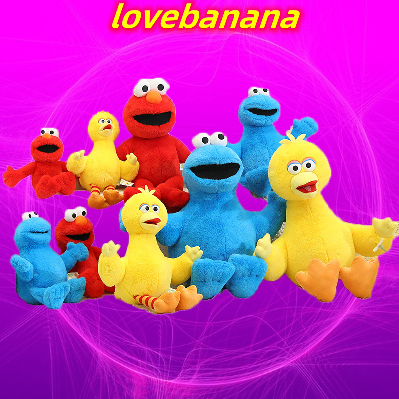 Sesame Street Plush Pal Elmo | Cookie Monster kawaii Sesame Street Elmo ...