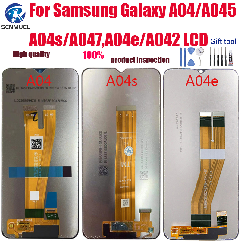 Original For Samsung Galaxy A04/A045,A04s/A047, A04e/A042 LCD Display ...