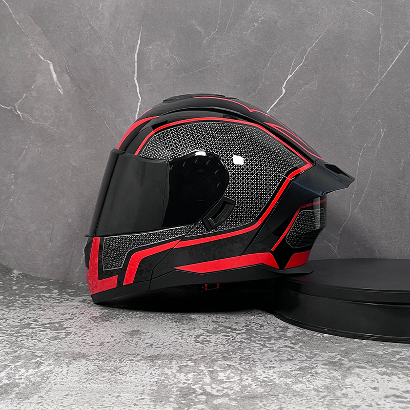 LVS-900 Motorcycle Helmet High Quality Flip Abs Full Face Motorcycle ...