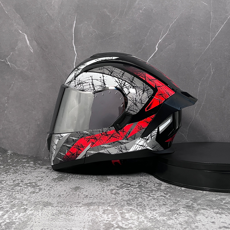LVS-900 Motorcycle Helmet High Quality Flip Abs Full Face Motorcycle ...