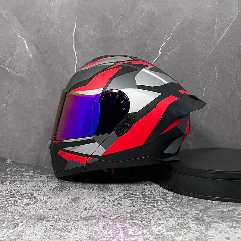 LVS-900 Motorcycle Helmet High Quality Flip Abs Full Face Motorcycle ...