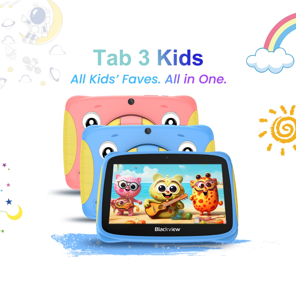 Blackview Tab 3 Kids Android Tablet (7'' / 2GB RAM + 32GB ROM) | Shopee Malaysia