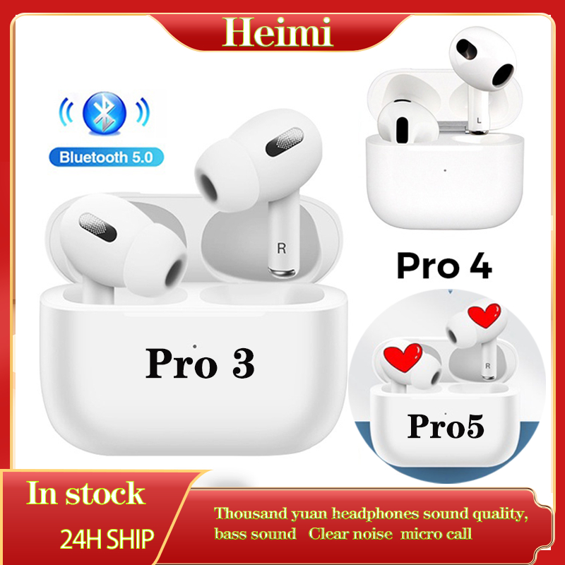 TWS Wireless Headphones Pods Bluetooth Earphone pro3 pro4 pro5 thousand ...