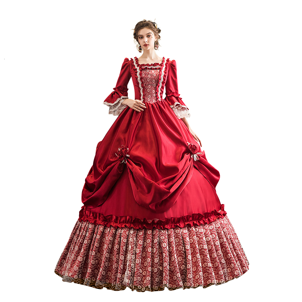 High-end Court Rococo Baroque Marie Antoinette Ball Dresses 18th ...