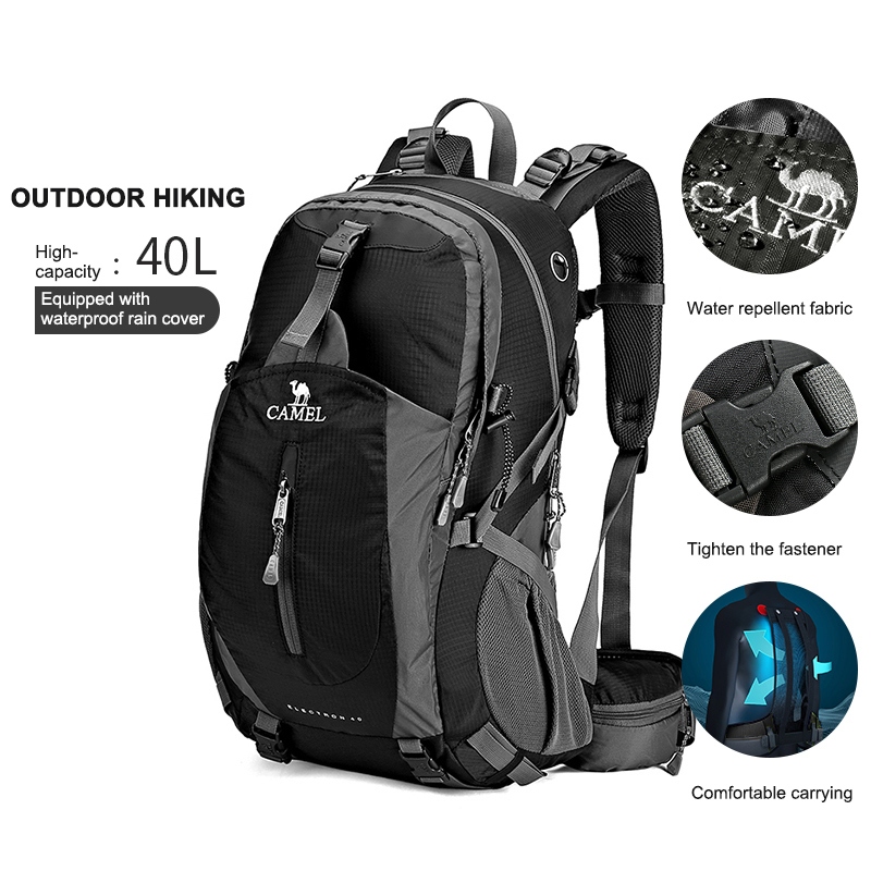 CAMEL CROWN Mountaineering Outdoor Sports Large-capacity Waterproof ...