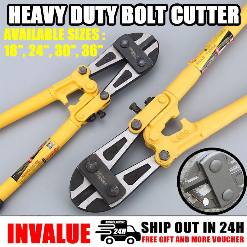 CRV Bolt Cutter UOFFC Heavy Duty Bolt Cutter Metal Wire Bolt Clipper ...