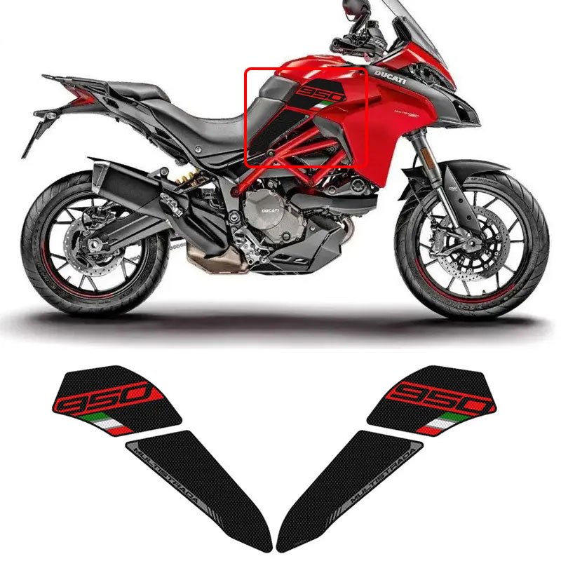 Anti-slip Side Tank Pad Decal For Ducati Multistrada MTS 950 950S 2019 ...