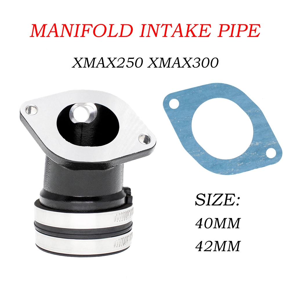 MANIFOLD INTAKE PIPE XMAX250 XMAX300 40mm 42mm throttle body intake ...