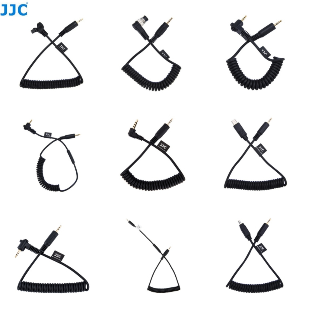 JJC Connection Cable for Camera Remote Control Shutter Release Canon RS-80N3 RS-60E3 Nikon MC ...