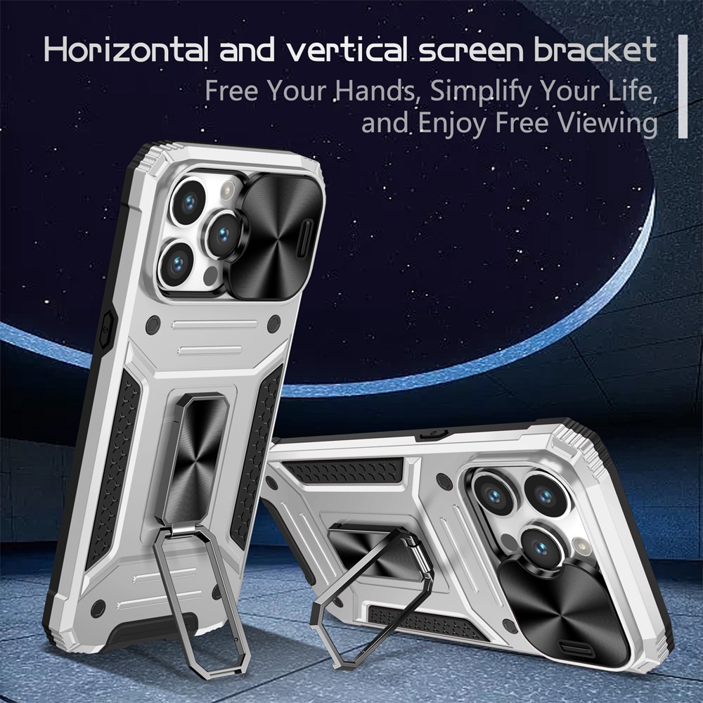 Camera Protection Case For iPhone 15 Casing Ring Stand For iPhone 14 ...