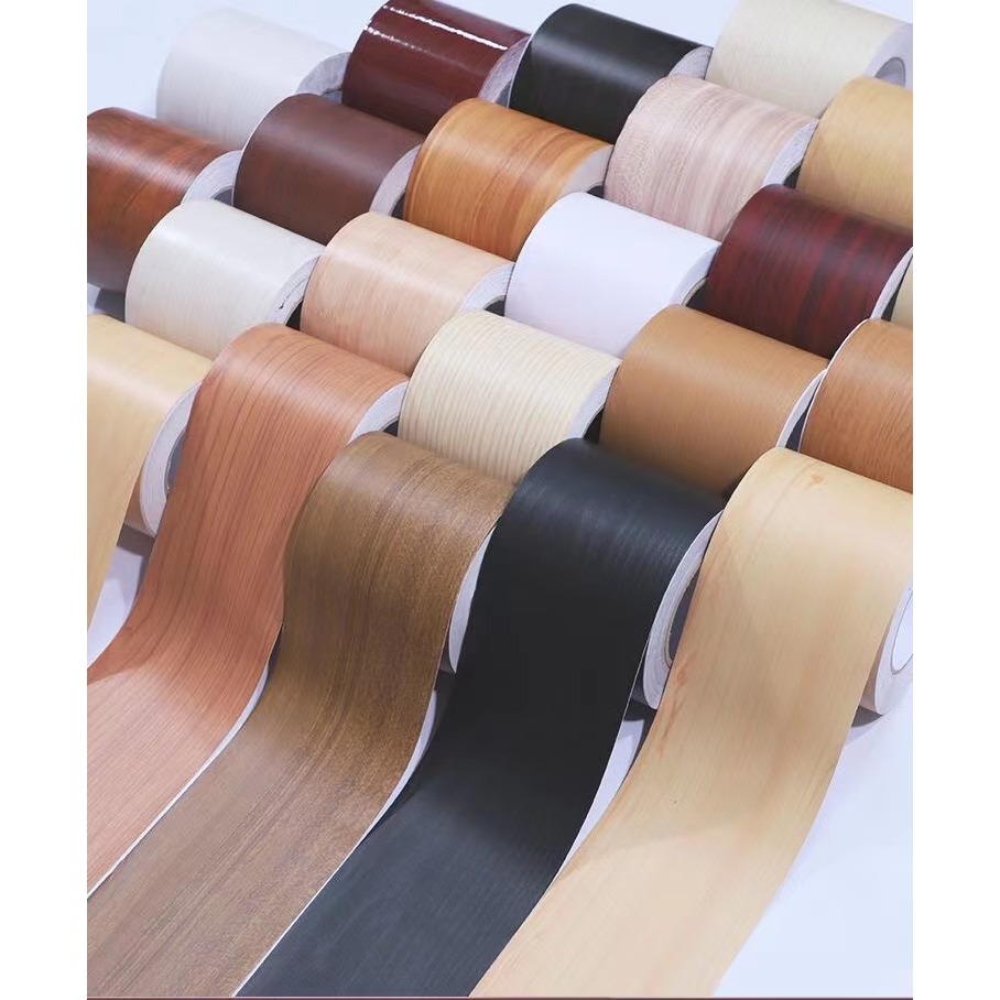 5meter Long Imitation Wood Grain Self Adhesive Baseboard Waterproof