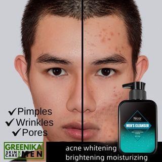 Facial cleanser pencuci muka lelaki Sabun Muka Jerawat Ubat Acne Care ...