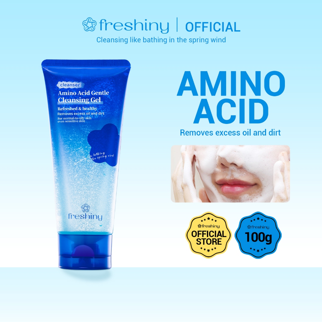 Freshiny Amino Acid Gentle Cleansing Gel For Sensitive Skin (100g ...