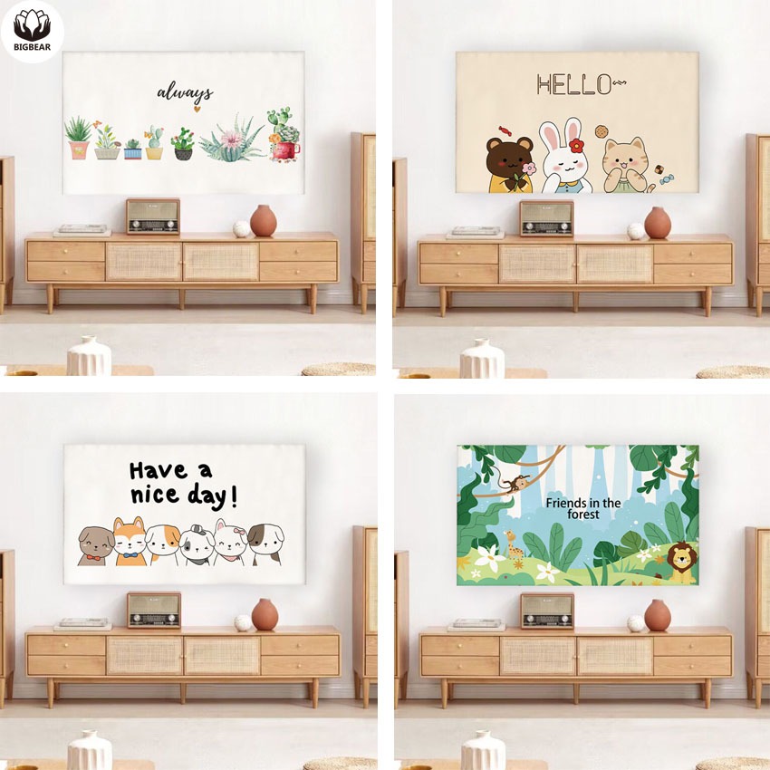Elastic TV Dust Cover 32 inch 42 inch 43 inches 50 inches 55 inch 65 ...