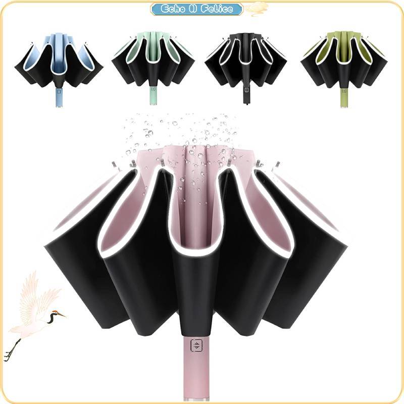 Fully Automatic Umbrella Anti-UV Umbrella 10-Bone Foldable Inverse ...