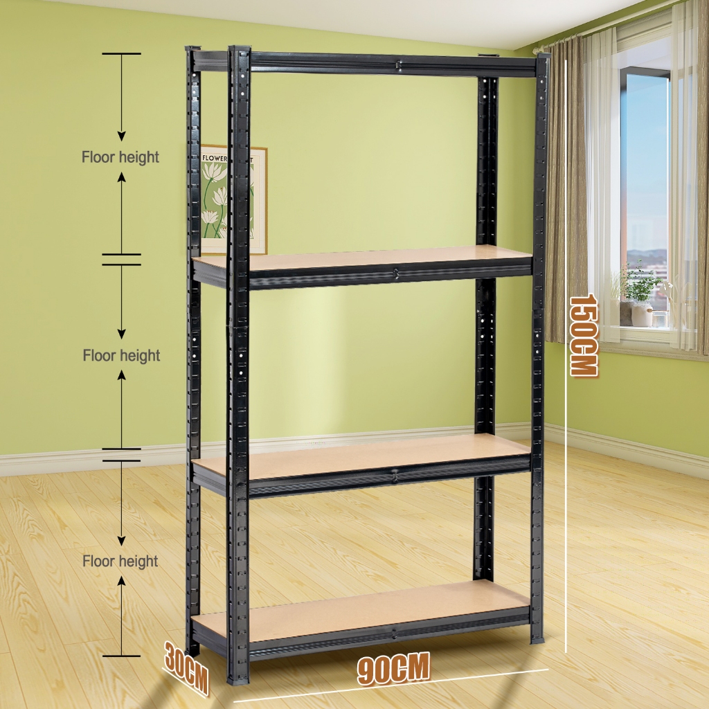 3-5 Tier Metal Boltless Rack Home kitchen Store Storage Rack Warehouse ...