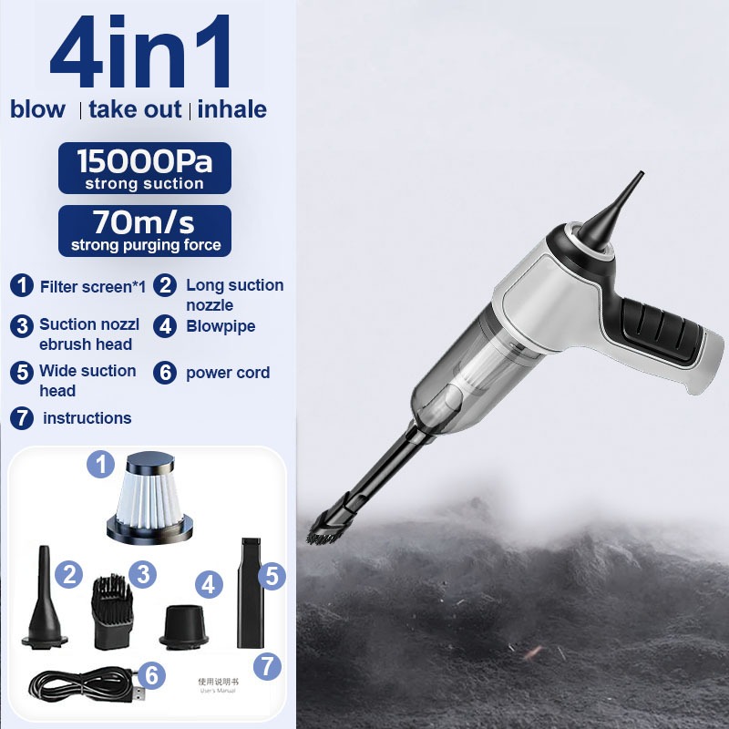 Amazefan 6in1 Cordless Vacuum Cleaner 21000pa Portable Air Blower Air