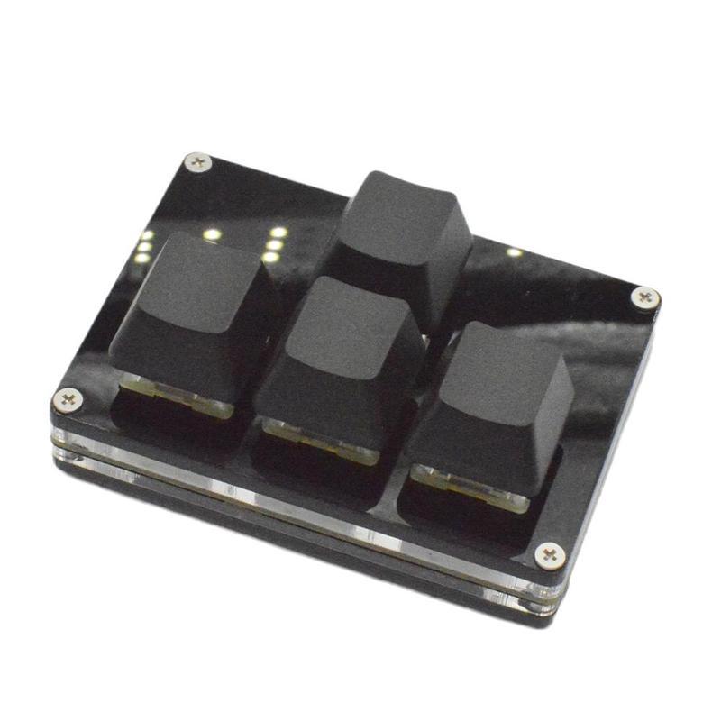 Black 4-key Mini Keyboard Up/Down/Left/Right WASD Axis Mechanical ...