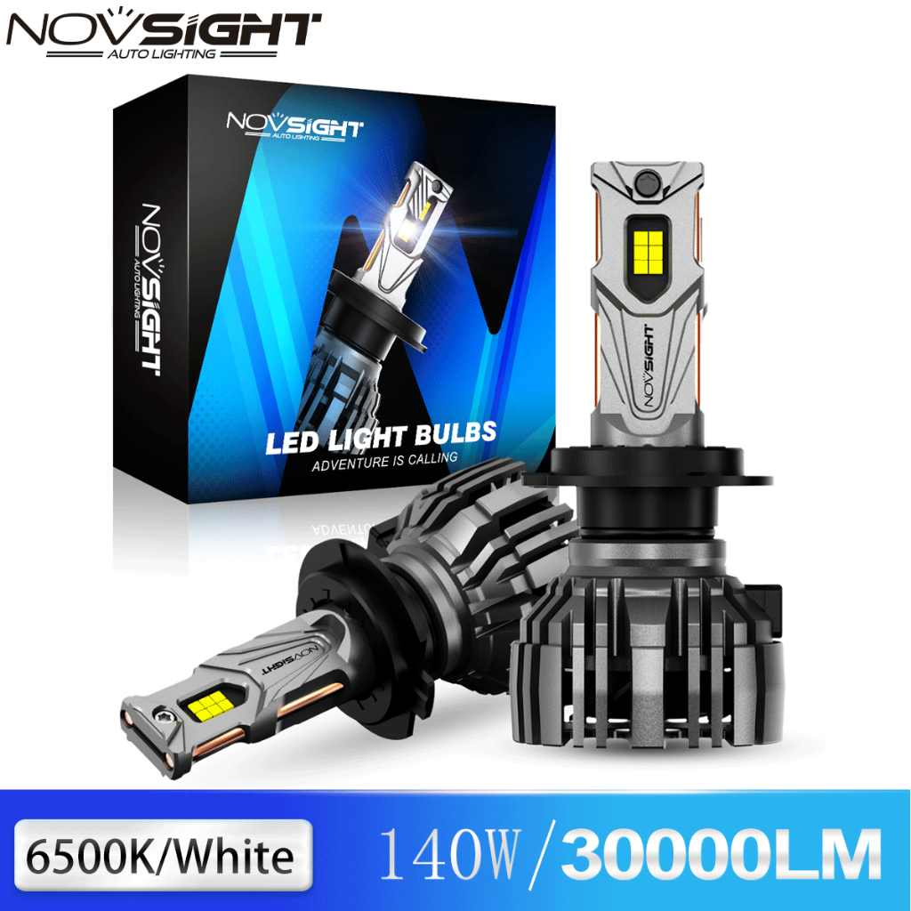 Novsight N67 9006 LED car headlight 30000lm 6500k super bright ...