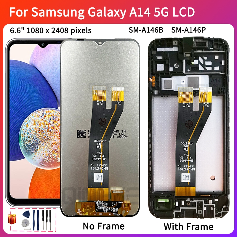 6.6" Original For Samsung Galaxy A14 5G LCD Touch Screen Digitizer For Samsung A146B SM-A146B SM ...